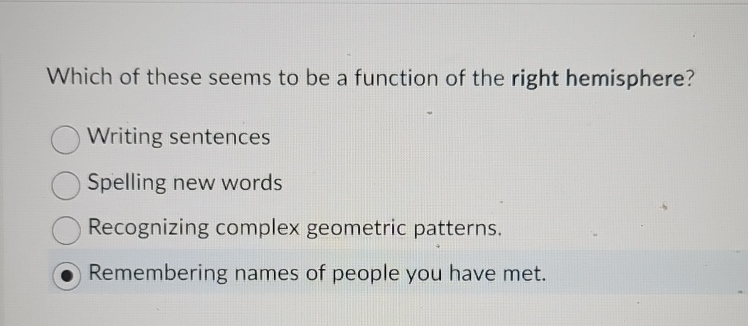Solved Which of these seems to be a function of the right | Chegg.com