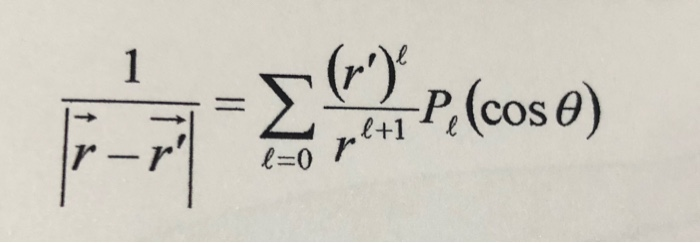 Solved Problem 9.15 From this following multipole expansion | Chegg.com