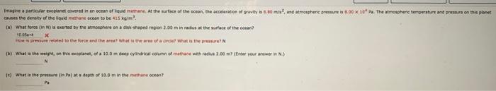 Solved to innet4 it ofxcauses the derecy of the lipuid | Chegg.com