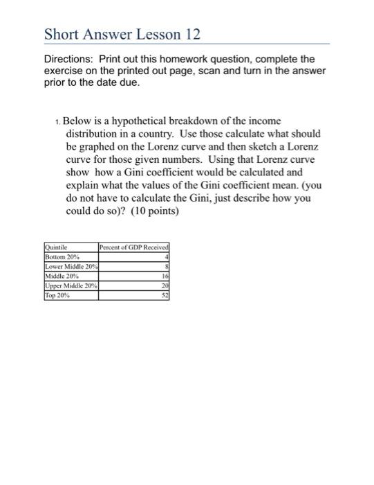 Solved Short Answer Lesson 12 Directions Print Out This Chegg