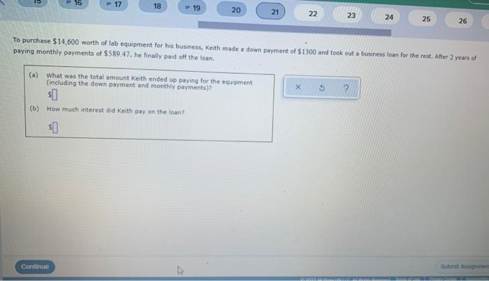 Solved 16 17 18 19 20 21 22 23 24 25 26 To purchase $14,600 | Chegg.com