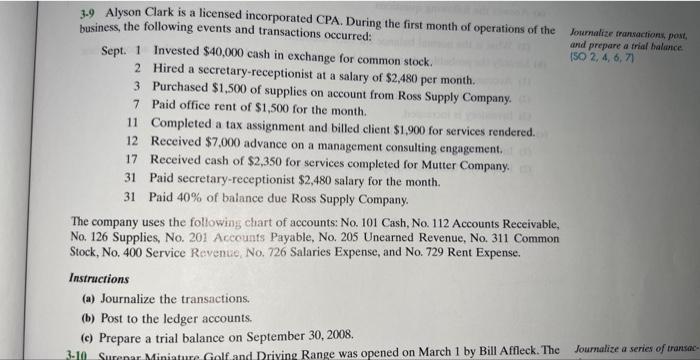 Solved Compound entry A journal entry ur.more accounts ( | Chegg.com