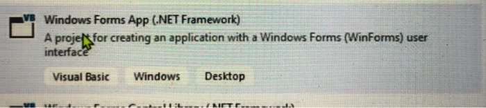 Solved Windows Forms App (.NET Framework) A projek for | Chegg.com