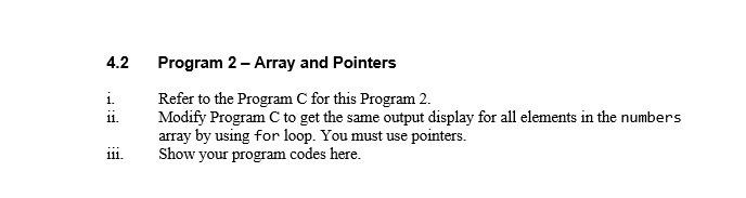 Solved 3.3 The Relationship Between Array and Pointers Array | Chegg.com