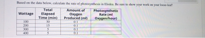 Solved Based on the data below, calculate the rate of | Chegg.com