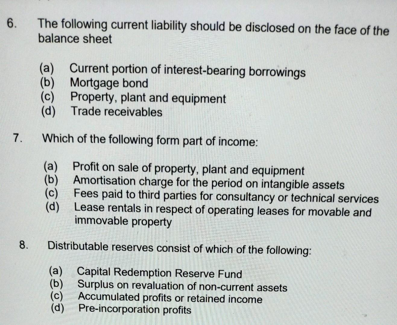 Solved There are four main classes of debentures. Which not | Chegg.com