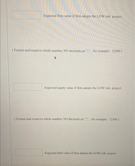 Solved Firm A is considering to choose one project from the | Chegg.com