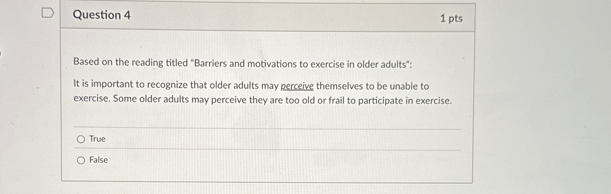 Solved Question 4Based on the reading titled "Barriers and | Chegg.com
