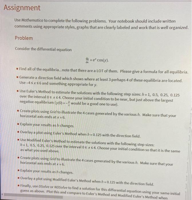 Use Mathematica to complete the following problems. | Chegg.com