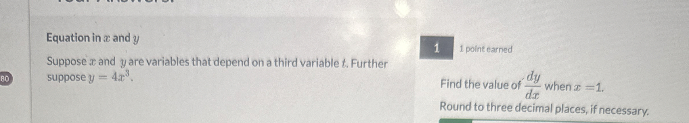 Solved Equation in x ﻿and ySuppose x ﻿and y ﻿are variables | Chegg.com