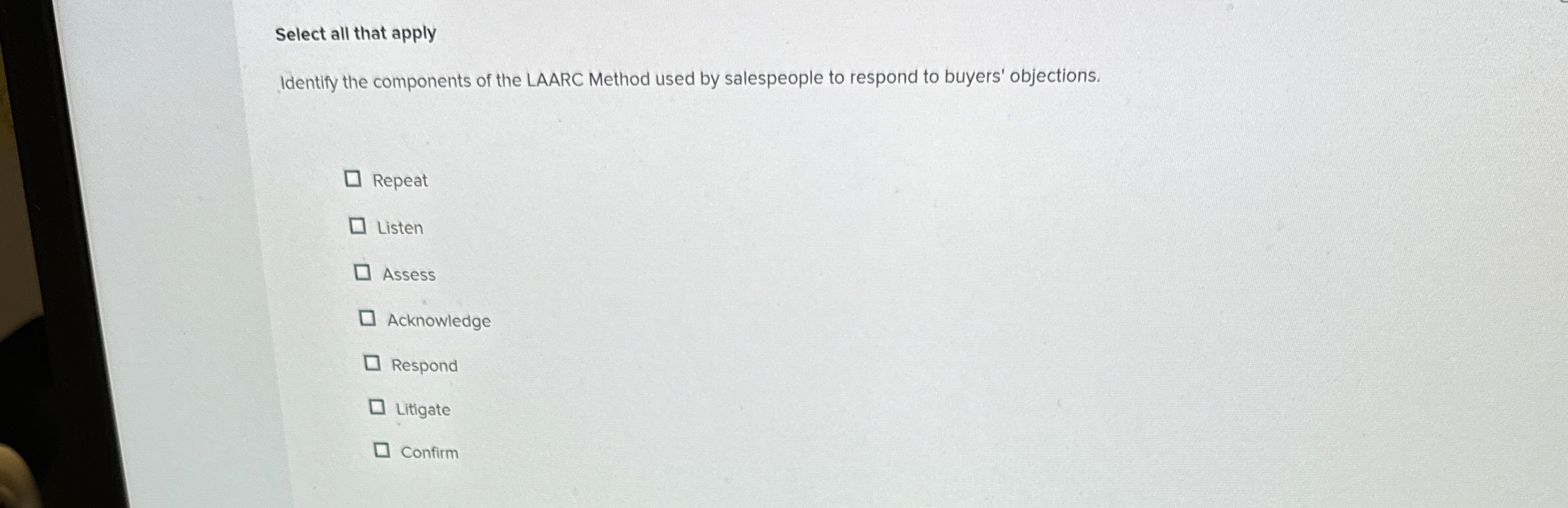 High Quality SOLUTION Select all that applyIdentify the components of the | Chegg.com