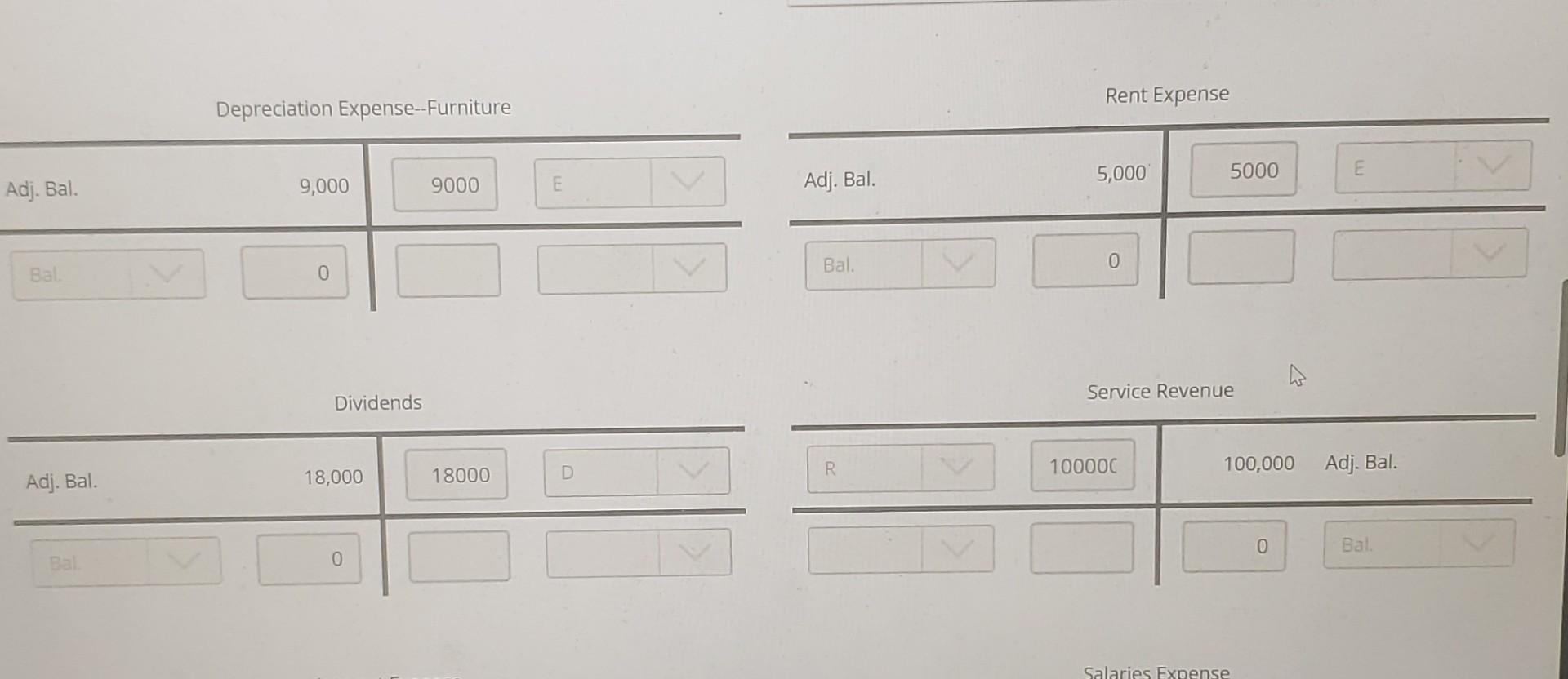 Solved T-accounts have been opened using the balances from | Chegg.com