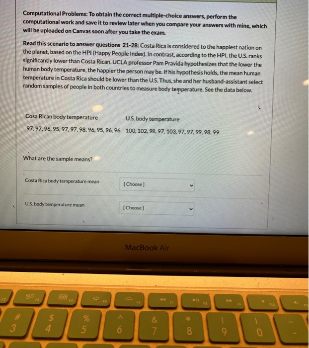 Solved Computational Problems: To obtain the correct | Chegg.com