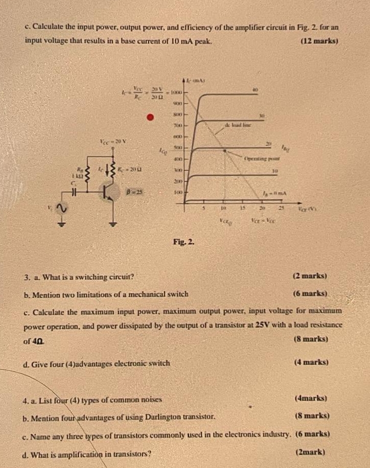 C calculate The Input Power Output Power And 6853