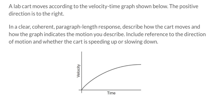 Solved A lab cart moves according to the velocity-time graph | Chegg.com
