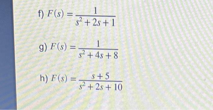 Solved (Laplace transformation - inverse transformation of | Chegg.com