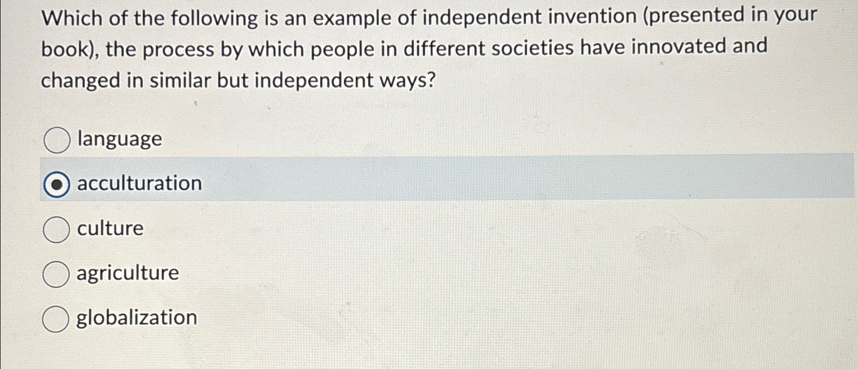 Solved Which of the following is an example of independent | Chegg.com