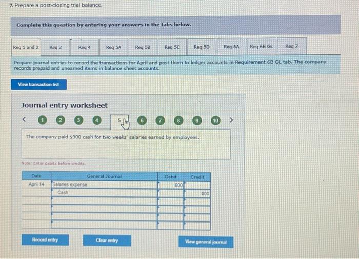 Solved Problem 3-5A (Algo) Applying the accounting cycle LO | Chegg.com