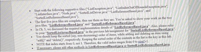 Solved - Throughout this lab, we will complete an abstract | Chegg.com