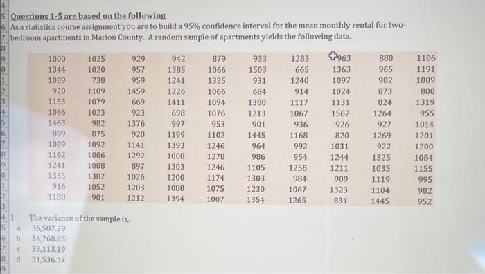 Solved Questions 1-5 are based on the following As a | Chegg.com