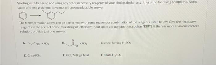 Solved USE ONLY REAGENTS PROVIDED AND SHOW DETAILS, will | Chegg.com