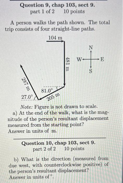 Solved Question 1, chap 103, sect 9. part 1 of 210 points | Chegg.com