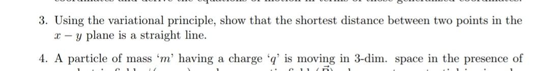 Solved 3. Using the variational principle, show that the | Chegg.com