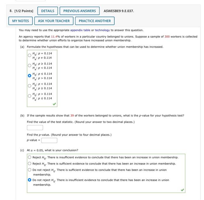 Solved You may need to use the appropriate appendix table or | Chegg.com