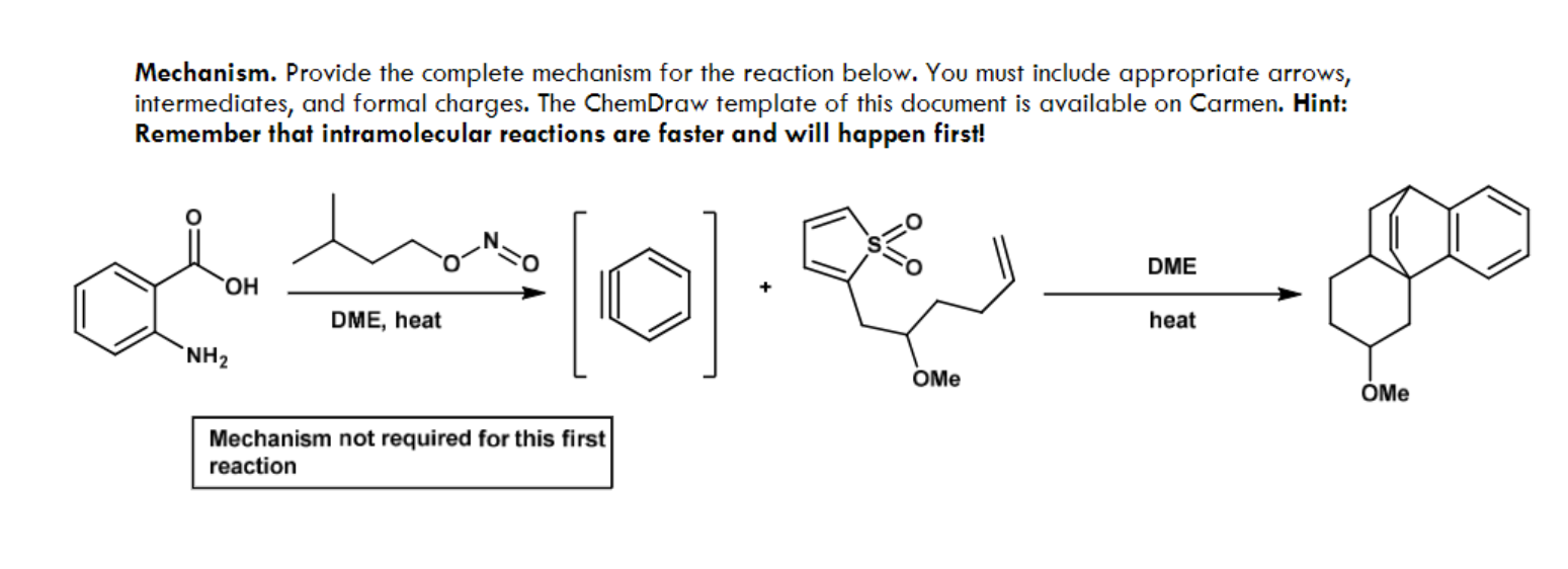 Solved Mechanism. Provide the complete mechanism for the | Chegg.com