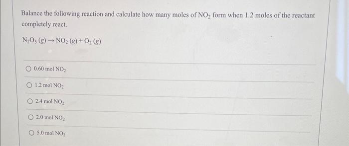 Solved Balance the following reaction and calculate how many | Chegg.com