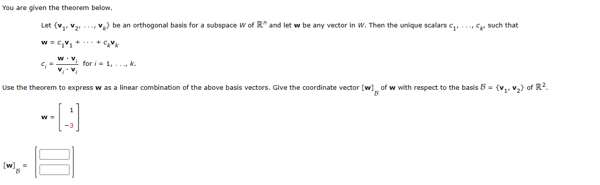 Solved You are given the theorem below.Let {v1',v2,dots,vk} | Chegg.com