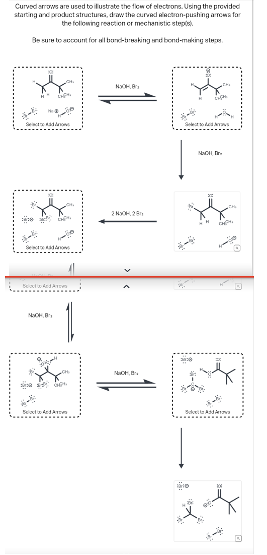 Solved Draw the curved electron-pushing arrows for the | Chegg.com