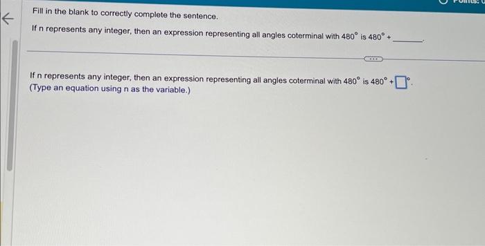 Solved if n represents any integer, then an expression | Chegg.com