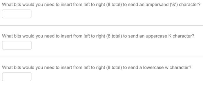 Solved UART The following questions concern UART | Chegg.com