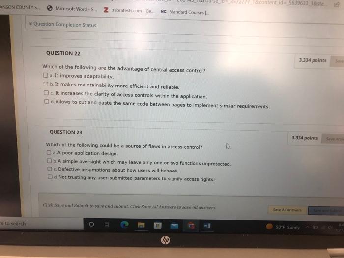 Solved Which of the following are the advantage of central | Chegg.com