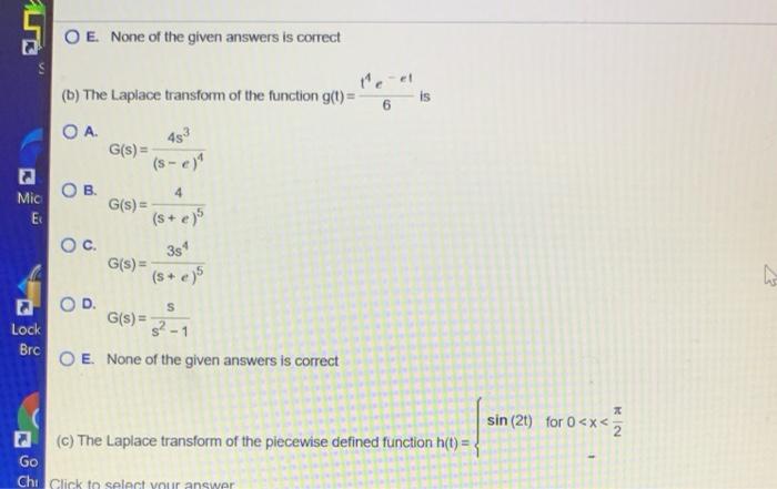 Solved -31 sin (21) is 3 Use the definition to the Laplace | Chegg.com