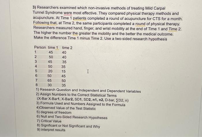 Solved 3) Researchers examined which non-invasive methods of | Chegg.com