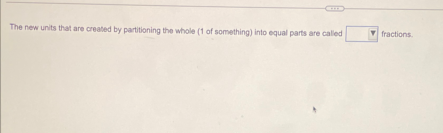 Solved The new units that are created by partitioning the | Chegg.com