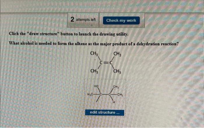 Solved Click the "draw structure" button to launch the | Chegg.com