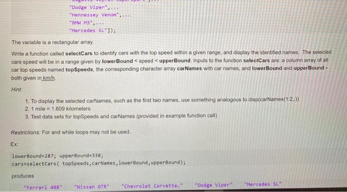 Solved Ucally a speciCU TUINCI VI CICITICIILS. Specific | Chegg.com