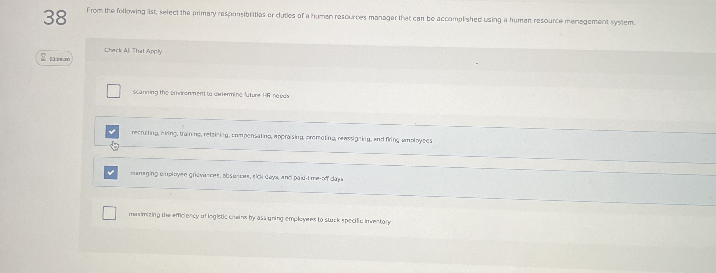 Solved 38From the following list, select the primary | Chegg.com
