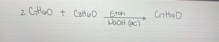 Solved look for theoretical yield mass C7H6O = 0.208gmass | Chegg.com