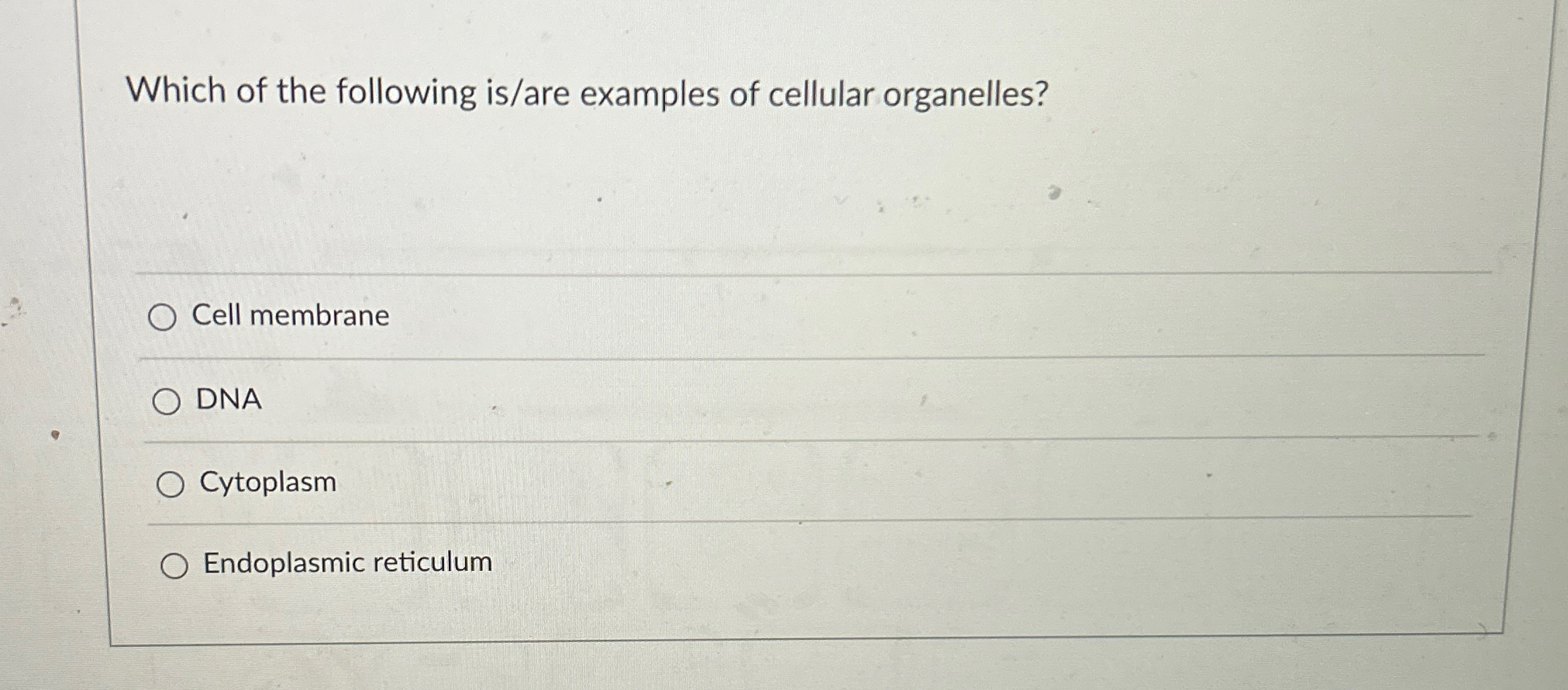 Solved Which of the following is/are examples of cellular | Chegg.com