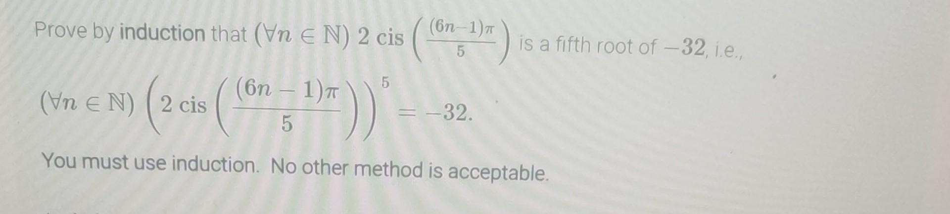 Solved Prove by induction that (For all n element of N) 2 | Chegg.com