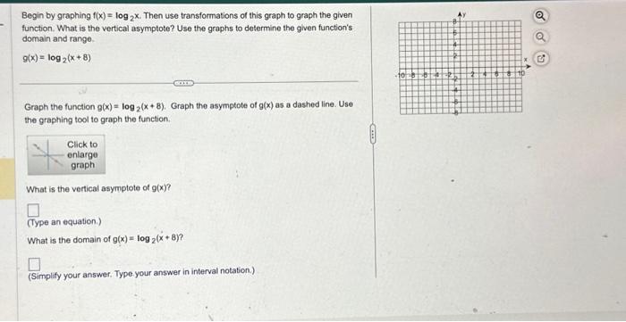 Solved Begin by graphing \\( f(x)=\\log _{2} x \\). Then use | Chegg.com