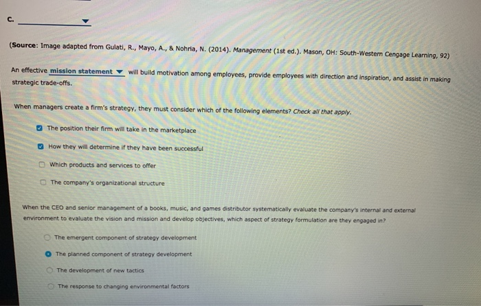 Solved 2. Creating a strategic framework (Connect, Perform) | Chegg.com
