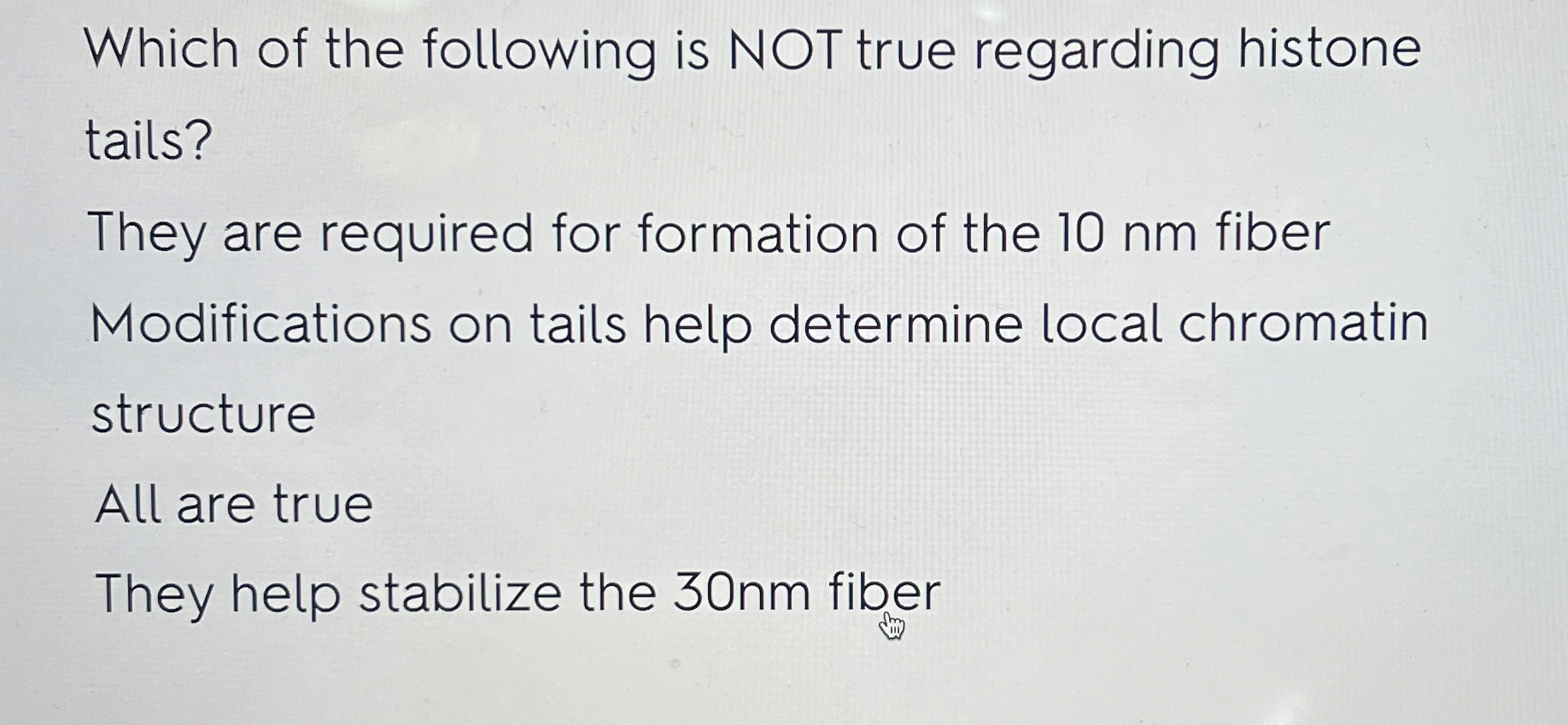 Solved Which of the following is NOT true regarding | Chegg.com
