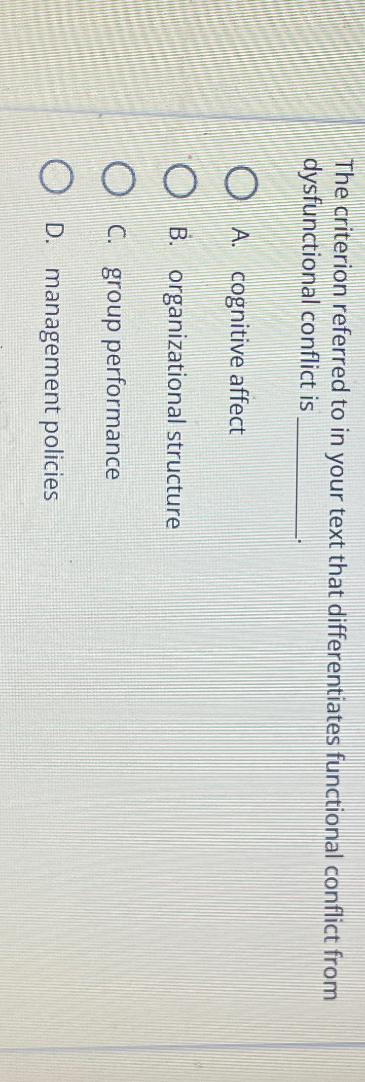 Solved The criterion referred to in your text that | Chegg.com