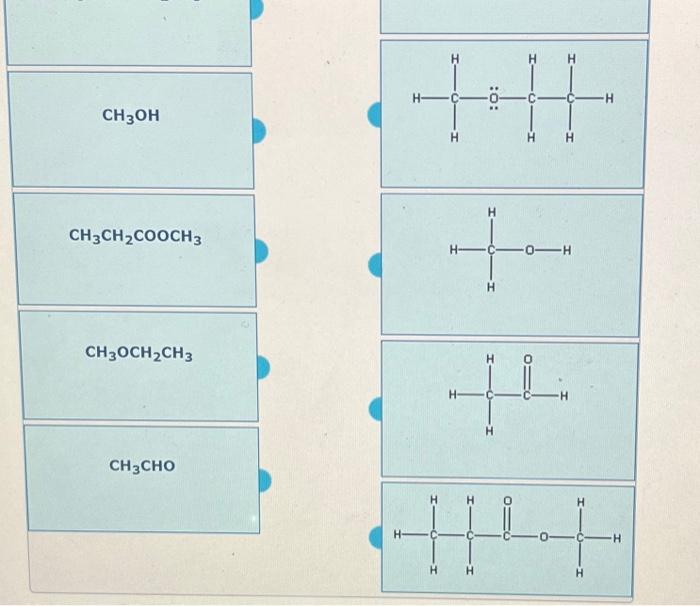 Solved Match the condensed structural formula on the left | Chegg.com