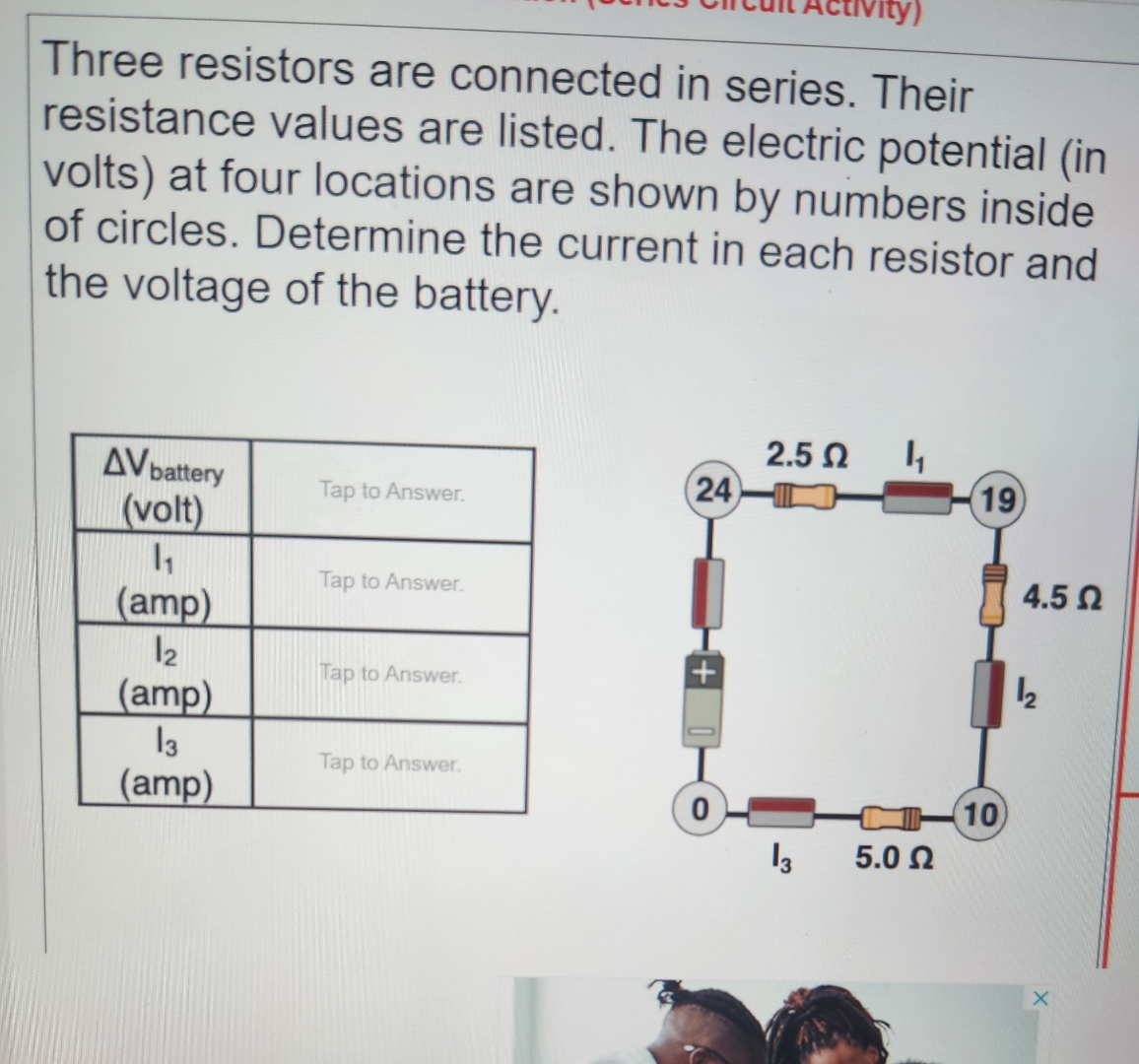 Solved Three resistors are connected in series. Their | Chegg.com